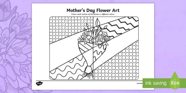 Flower Bouquet | Art Activity for Mother's Day