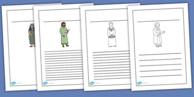 The Story of Esther Bible Story Writing Frames