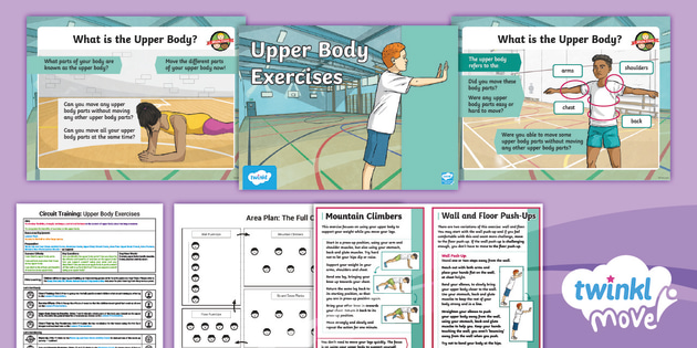 Upper Body PE Lesson | Year 4 Twinkl Move | KS2 Circuits