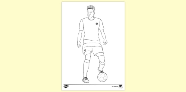 FREE! - David Alaba Austria Colouring | Colouring Sheets