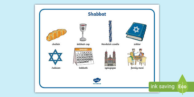 Shabbat Word Mat (teacher made)
