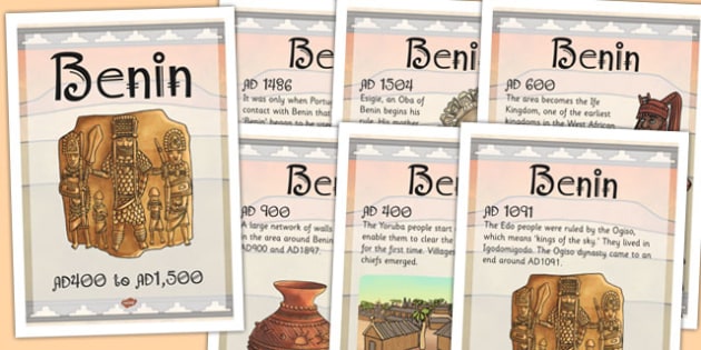Benin Timeline Posters (teacher made)