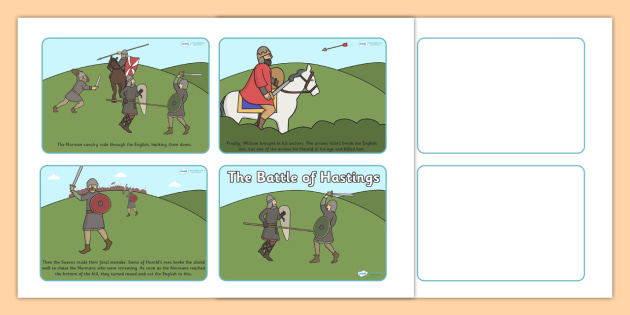 The Battle of Hastings Storyboard Activity - KS2 Resources