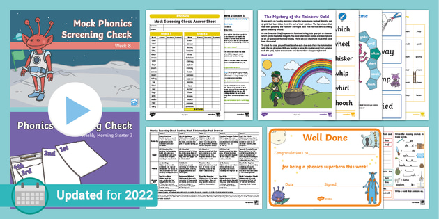 Phonics Screening Survival - Phonics Lesson Plans
