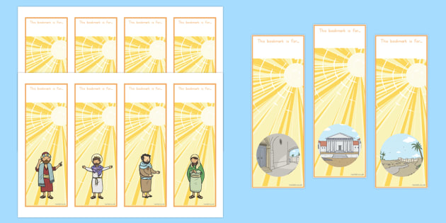 The Conversion of Saul Editable Bookmarks (teacher made)