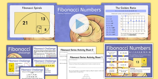 Fibonacci Numbers Resource Pack - Maths, Fibonacci, Patterns, Spiral