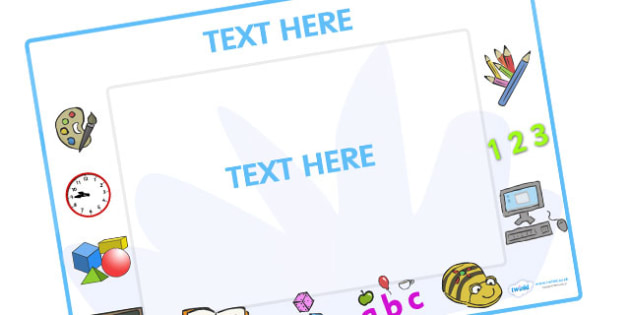 👉 Fully Editable Learning Target Display Signs