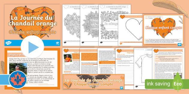 FREE Orange Shirt Day Intermediate Pack French