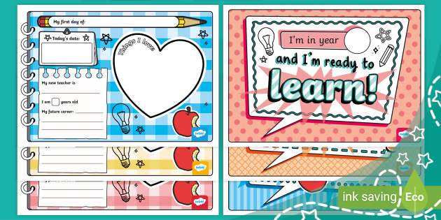 Back to School Photo Props (teacher made)