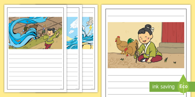 The Magic Paintbrush Writing Frames