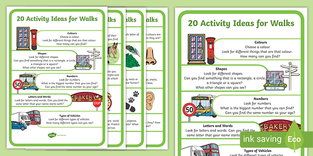 20 Activity Ideas for Walks