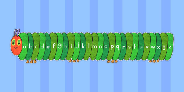 Alphabet to Support Teaching on The Very Hungry Caterpillar