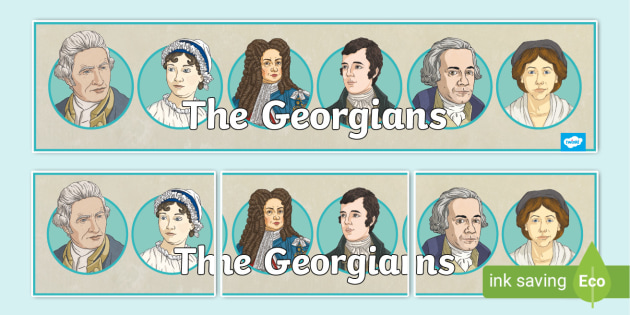 The Georgians Display Banner (teacher made)