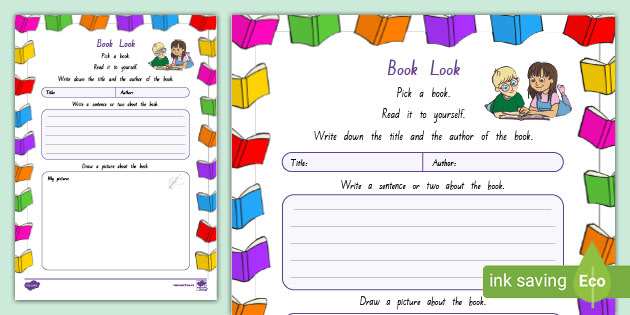 Book Look (teacher made)
