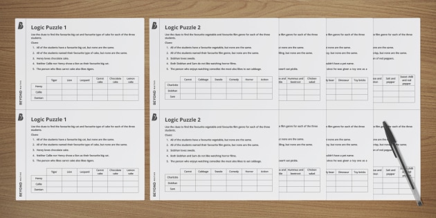 👉 Logic Puzzles Pack 2 - Bronze | Fun with Maths | Beyond
