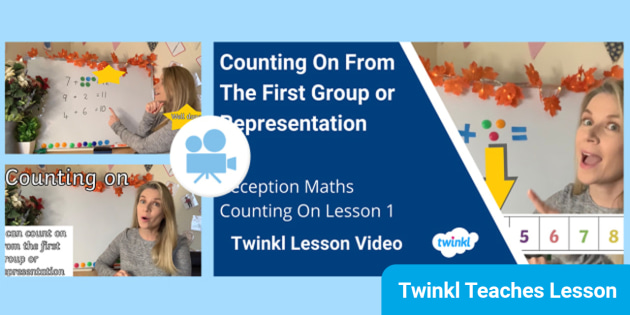 👉 Early Years (Ages 3-5) Maths: Counting On Video Lesson 1