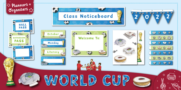 Qatar World Cup | Classroom Display Pack (teacher made)