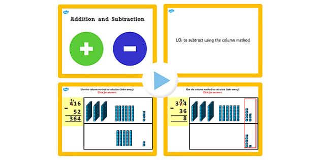 Grade 3 Additon and Subtraction Lesson 4c Subtracting 2 Digit Numbers ...