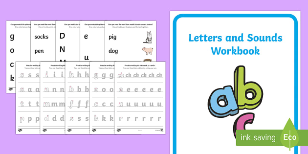 Letters and Sounds Phase 2 Workbook Pack
