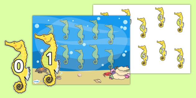 Ordering Numbers on Seahorses