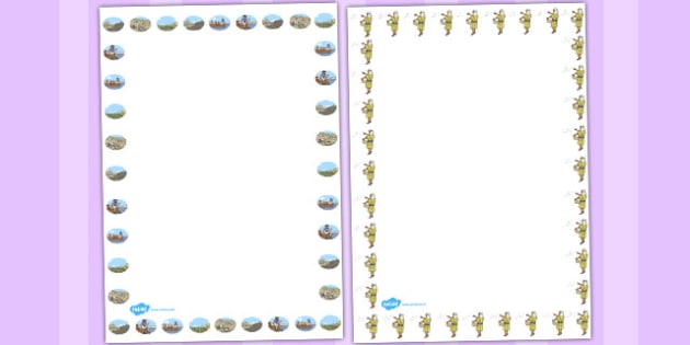 The Sower and the Seeds Page Borders