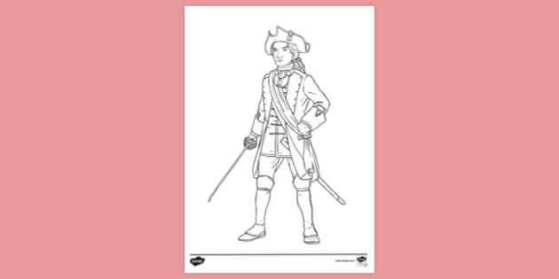 British Red Coat Coloring Page 18th Century British Army Info Graphics