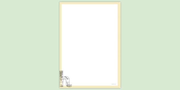 FREE! - H Page Border For Children (teacher made)