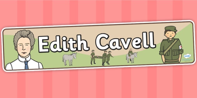 Edith Cavell Display Banner