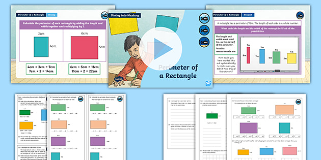 👉 White Rose Maths Compatible Year 4 Perimeter of a Rectangle
