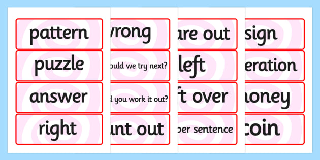 FREE! - Maths Solving Problems Word Cards (teacher made)