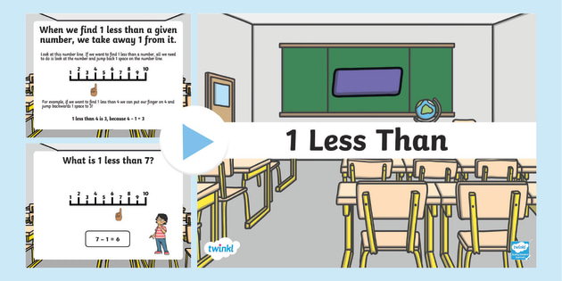 One Less Than PowerPoint (teacher made)