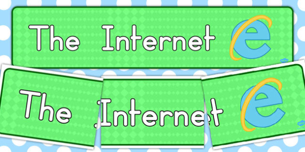 The Internet Display Banner