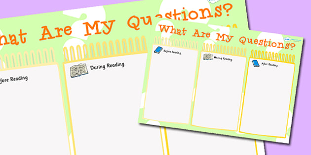 What Are My Questions Reading Writing Notice Board - read, write