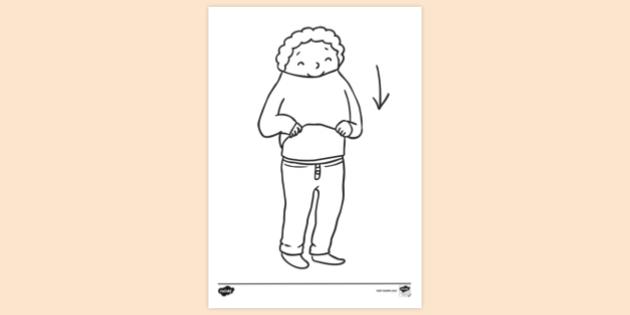 FREE! - Put Jumper On Colouring Sheet | Colouring Sheets
