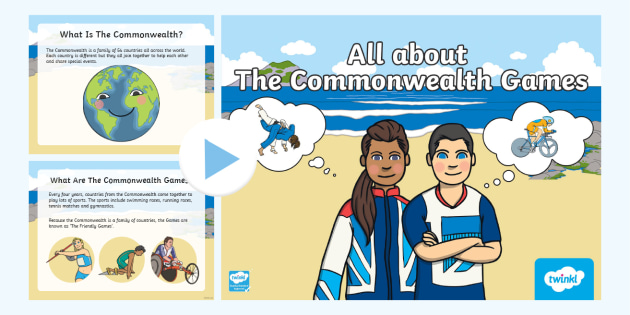 EYFS/KS1 All about The Commonwealth Games PowerPoint