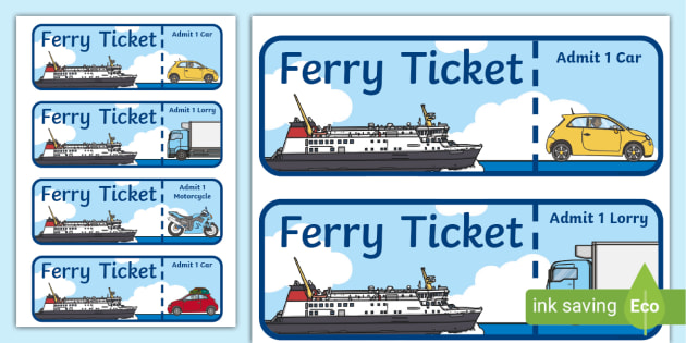 Ferry Port Role Play Tickets