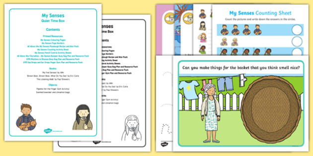All About Me and Ourselves: My Senses Quiet Time Box
