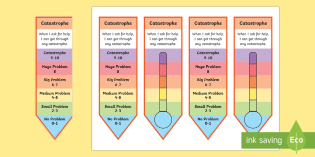 Catastrophe Scale Editable Bookmarks
