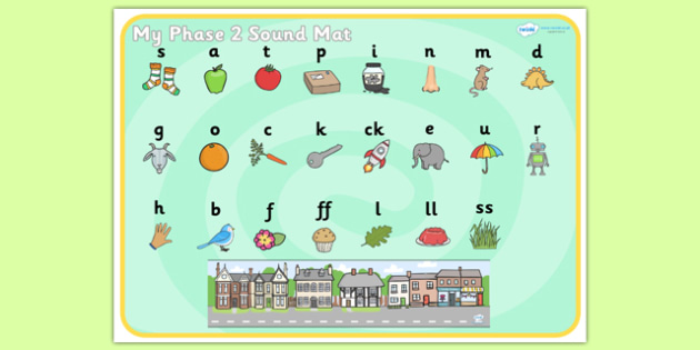 Houses and Homes Phase 2 Sound Mat (teacher made)