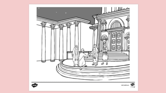 FREE! - Judas Agrees to Betray Jesus Colouring | Colouring Sheets