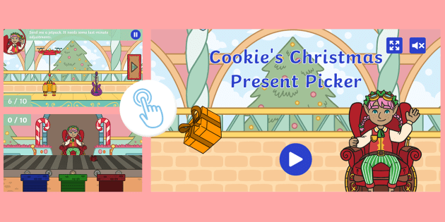 Cookie’s Christmas Present Picker Game | Twinkl Go!