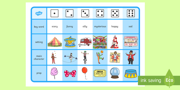 Circus Story Writing Activity (teacher made)