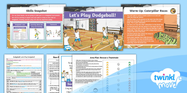 Dodgeball Games KS2 I Year 3 PE I Let's Play! (teacher made)