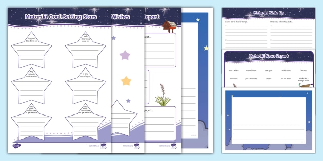 Matariki Writing Pack - NZ Primary Resources (teacher made)