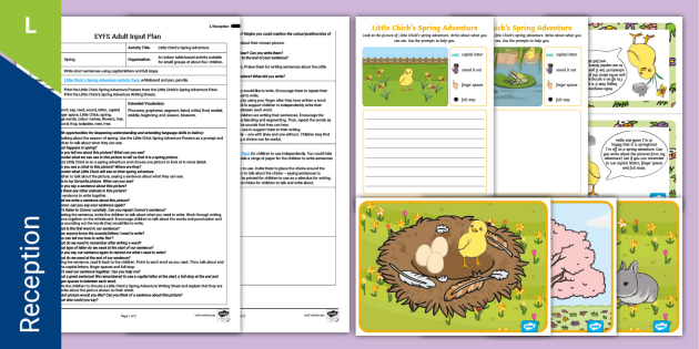 EYFS Little Chick's Spring Adventure Adult Input Plan