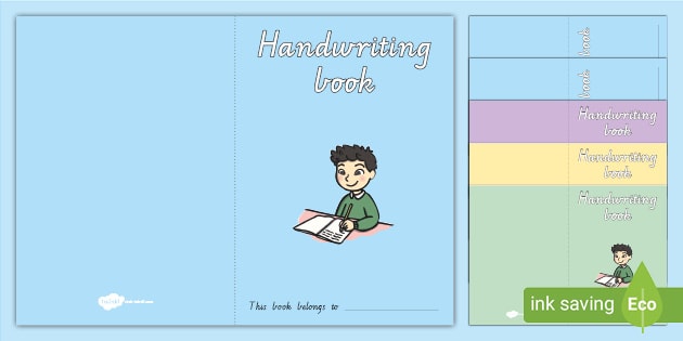 FREE! - Handwriting Book Covers VIC (teacher made)