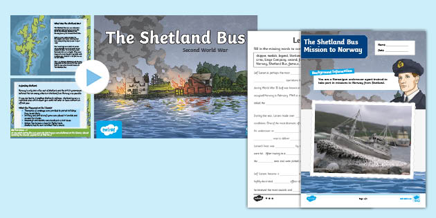 The Shetland Bus Lesson Pack - CfE (Second) - Twinkl