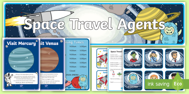 Space Travel Agents Role Play Pack (teacher made)