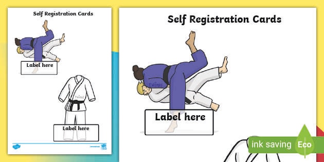 Judo Self-Registration (teacher made)