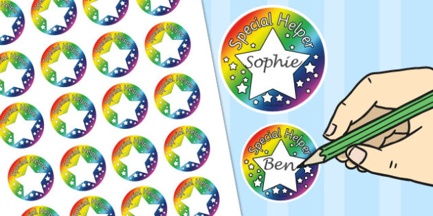 Special Helper Badges (teacher made)